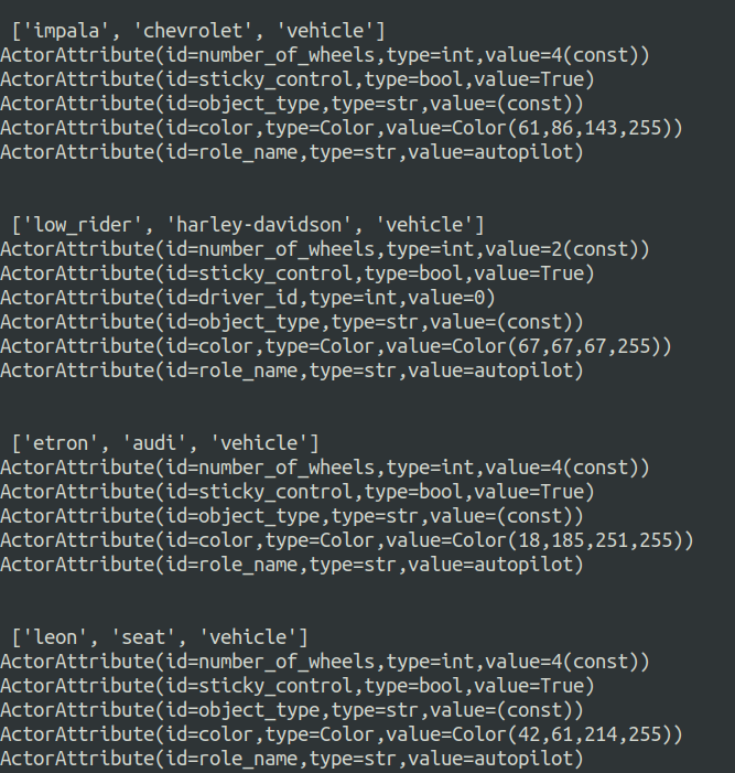 PythonAPI: Actor has empty object_type attribute · Issue #1993 · carla-simulator/carla · GitHub