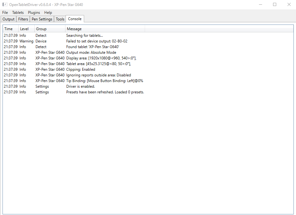 Area not changing · OpenTabletDriver OpenTabletDriver · Discussion #2429 · GitHub