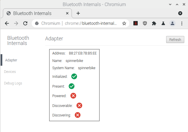 vhci Adapter not visible to chromium on Raspberry Pi · Issue #127 · google/bumble · GitHub