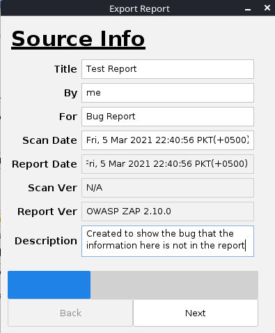Add-on: Export Report not showing correct detail. · Issue #6474 · zaproxy/zaproxy · GitHub