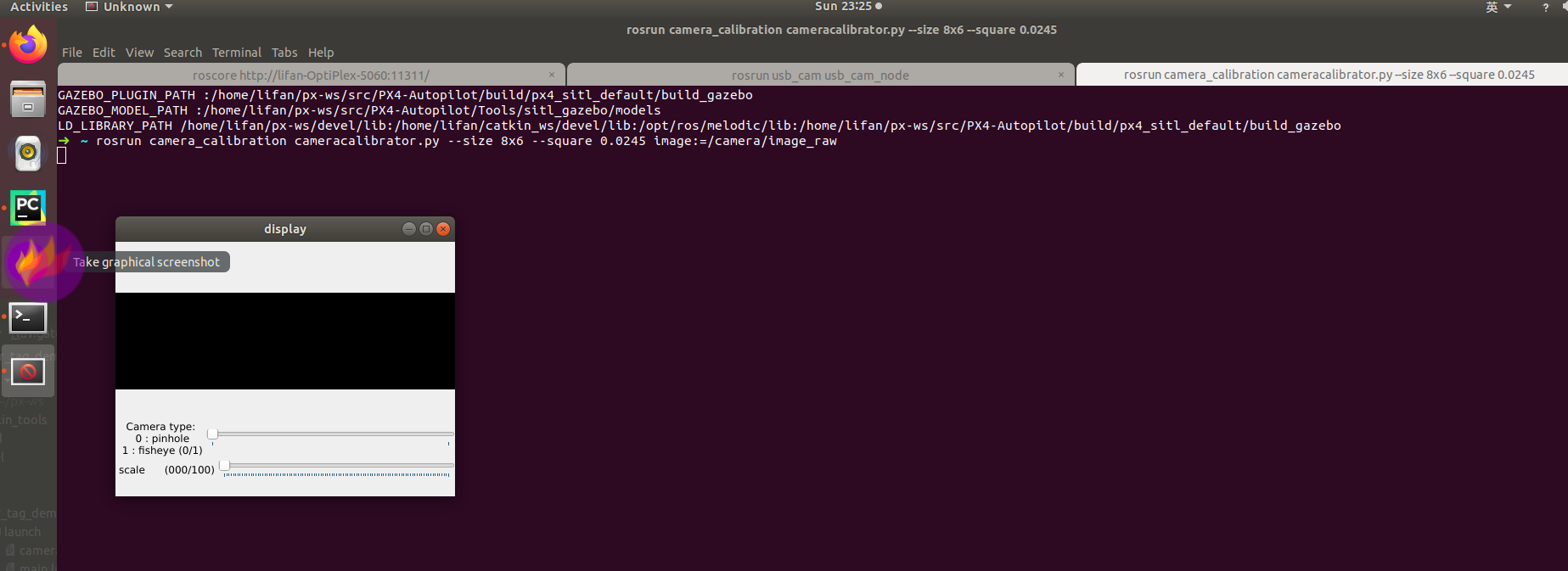 Waiting for service /usb_cam/set_camera_info ... Service not found ...