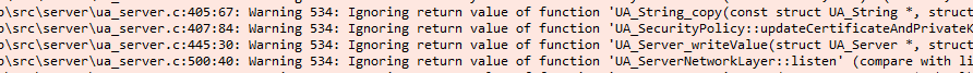 Pc Lint Complains About Ignoring Return Value Of Functions · Issue 2149 · Open62541open62541