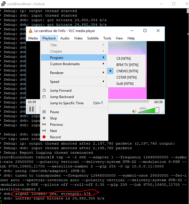 DVB-S2 multistream support · Issue #277 · tsduck/tsduck · GitHub