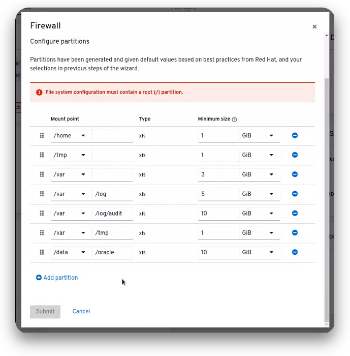 Incorrect Header For Filesystem Modal · Issue 1899 · Osbuild Cockpit Composer · Github