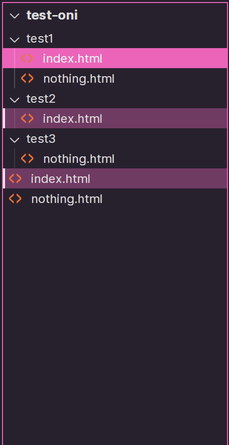Add clearer highlighting in the file explorer · Issue #2557 · onivim/oni2 · GitHub