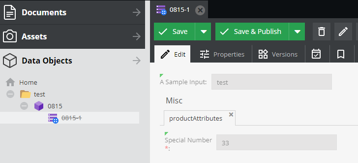 [Bug]: ObjectBrick does not properly inherit data from parent object when validating fields ...