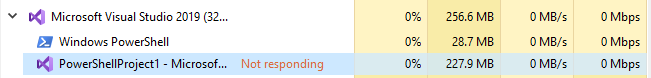 Visual Studio 2019 Hangs when opening PowerShell VS Project as part of Solution · Issue #797 ...