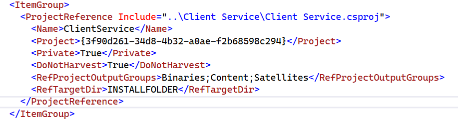 Wix4 Bundle Projects don't handle Reference Projects with Spaces in the Name · Issue #7286 ...