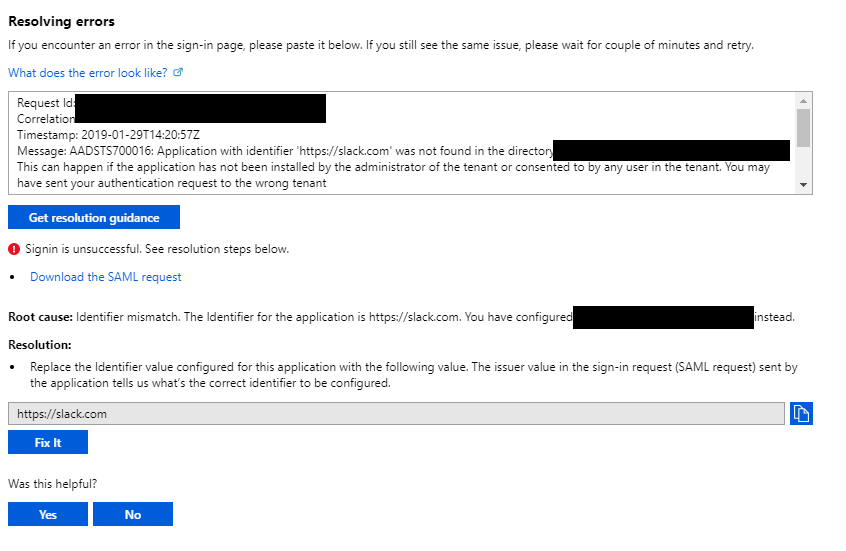 Entity ID advice is wrong · Issue #23659 · MicrosoftDocs/azure-docs · GitHub
