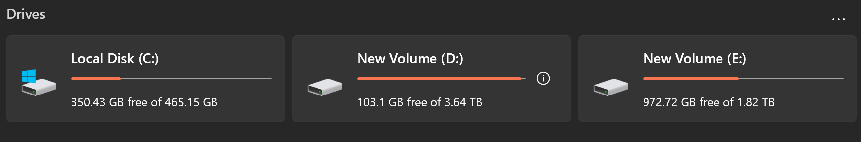 Open Storage Sense does not show at system disk · Issue #6664 · files ...