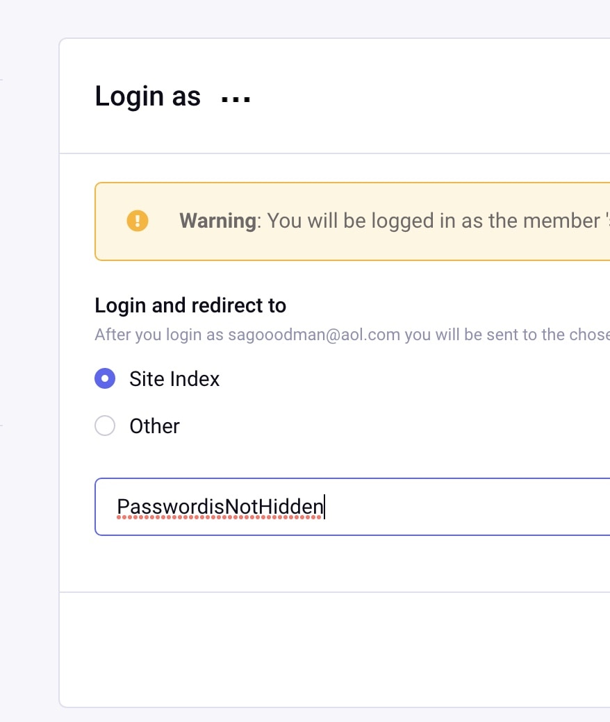 Glitchy password masking when using "Login as..." · Issue #1466 ...