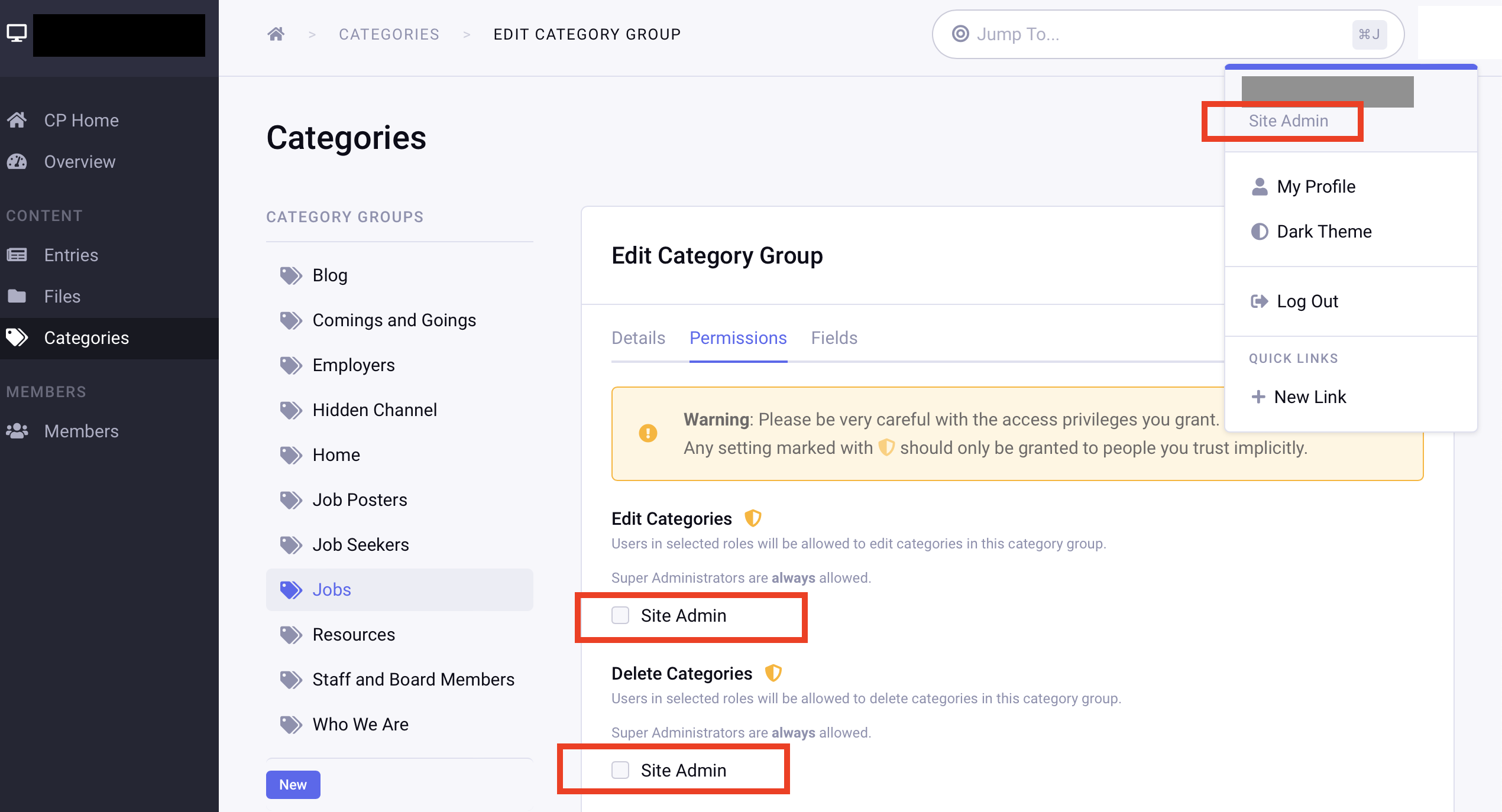 Category Group Permissions Not Working Issue 1870 ExpressionEngine category-group-permissions-not-working-issue-1870-expressionengine