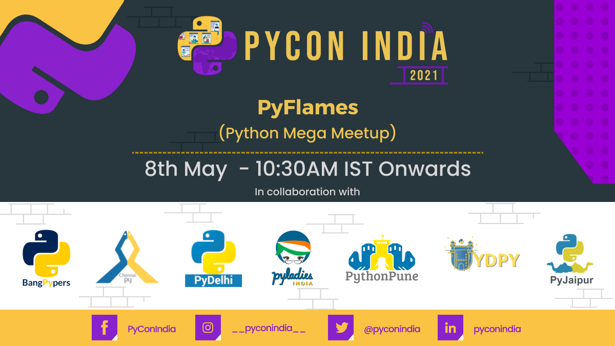 Create poster for pyflames · Issue #37 · pythonindia/inpycon2021-tasks · GitHub