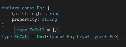 Get the type of the call signature from a literal object · Issue #52528 · microsoft/TypeScript ...
