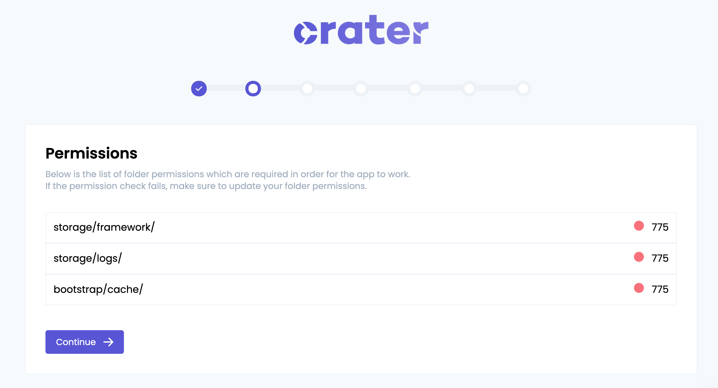 775 Permission Issue while installing using docker · Issue #401 · crater-invoice-inc/crater · GitHub