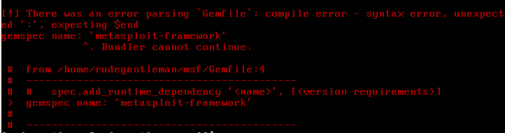 There Was An Error Parsing `gemfile` Unknown Regexp Options Rbyg · Issue 2 · Buntobuntobot