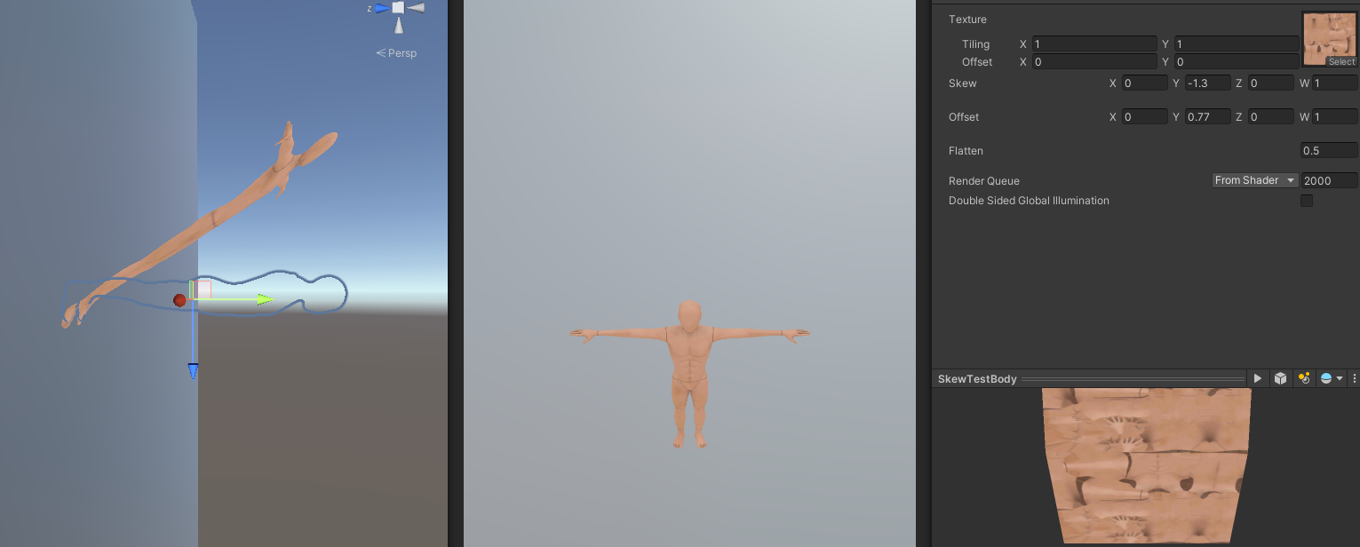 GitHub - TrongHieu90/SkewCharacter3DShader: Unity shader to skew / tilt shader of 3d character ...