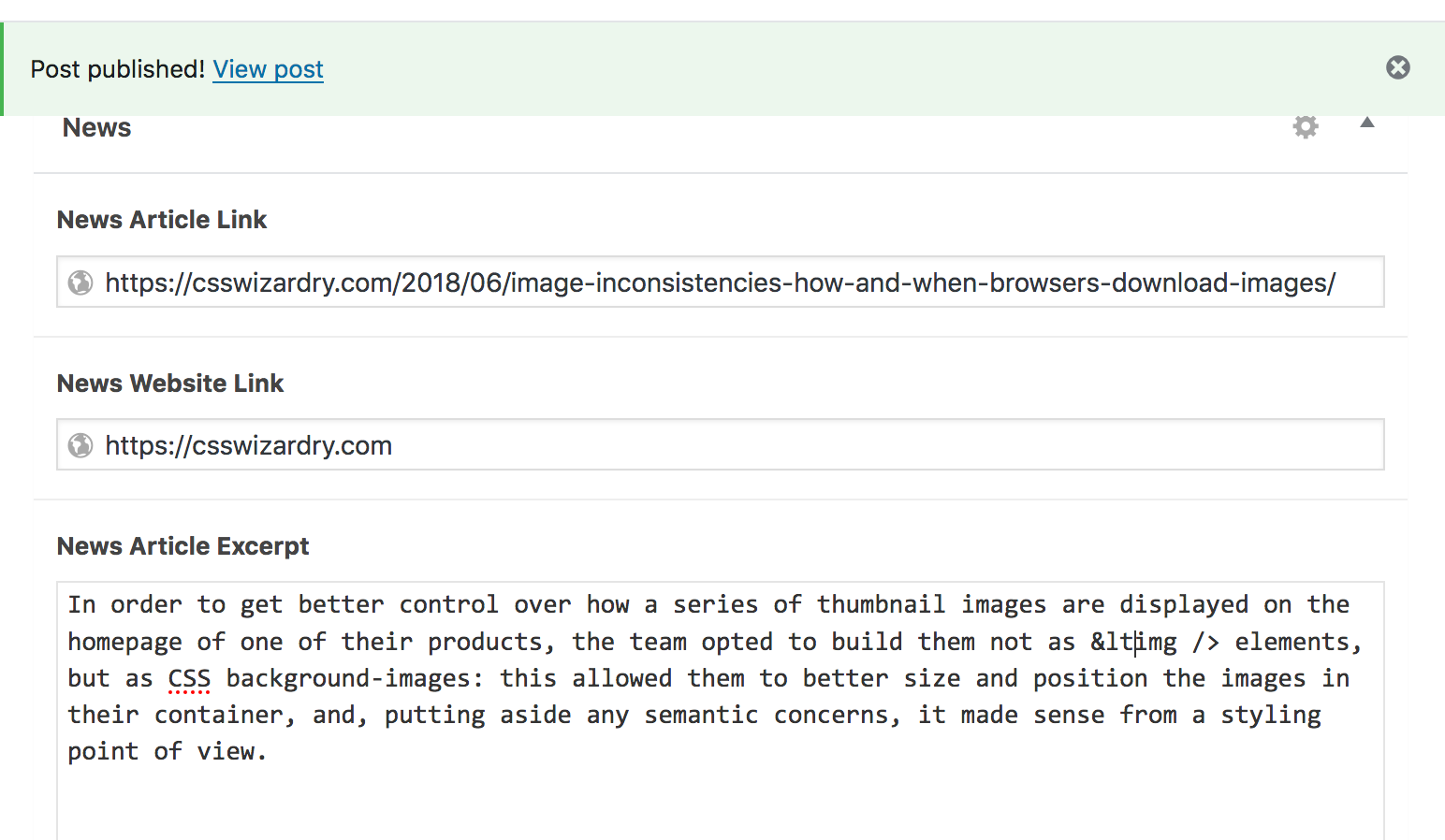 ACF content not being saved · Issue #8577 · WordPress/gutenberg · GitHub