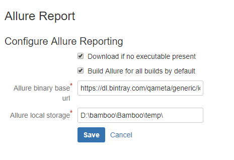 Allure Report with Bamboo throws Runtime Exception · Issue #35 · allure-framework/allure-bamboo ...