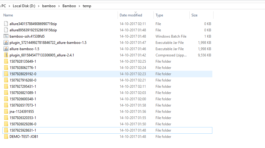 Allure Report with Bamboo throws Runtime Exception · Issue #35 · allure-framework/allure-bamboo ...