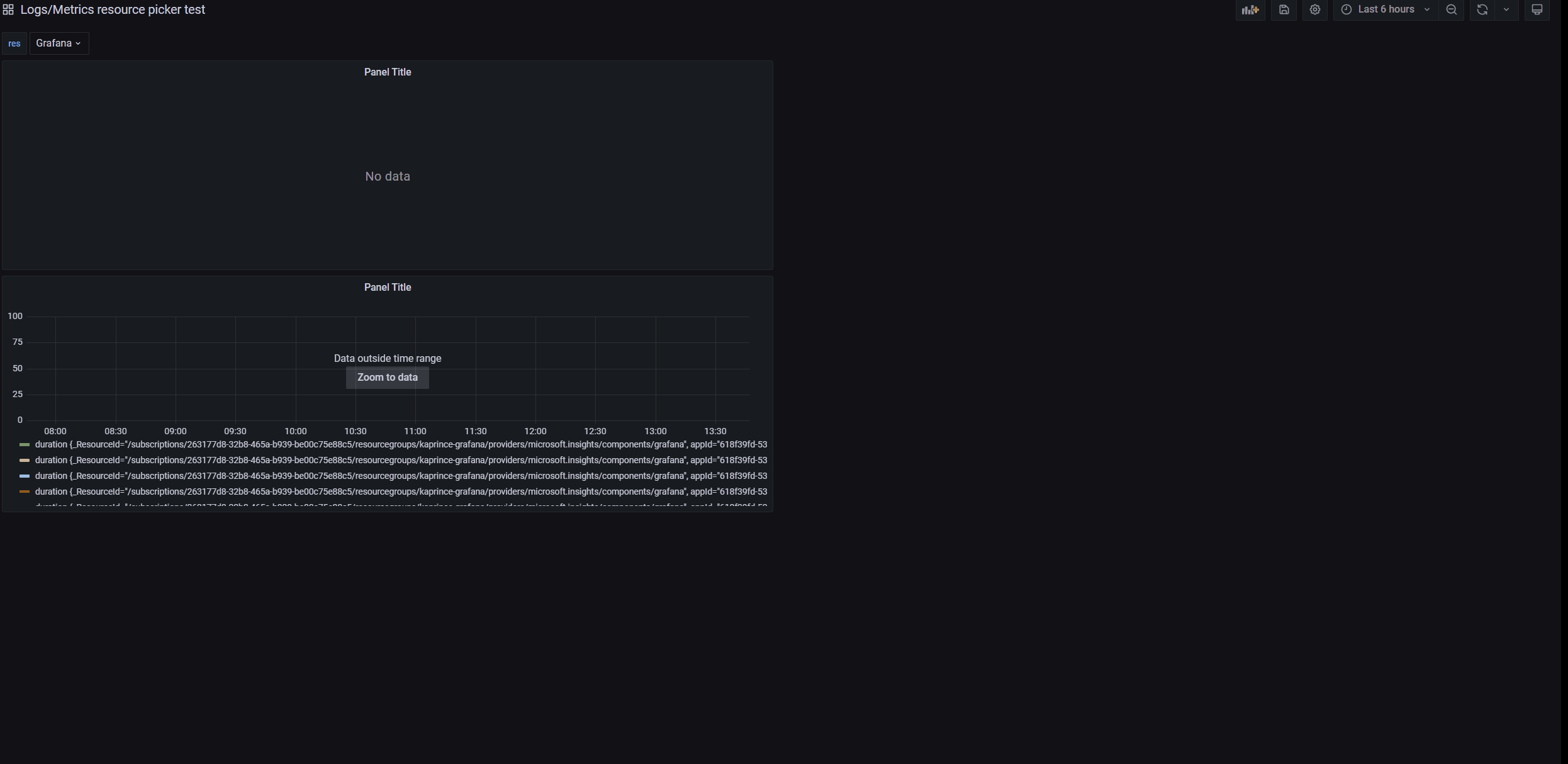 Logs/Metrics Resource Picker UI not updating right away · Issue #50364 · grafana/grafana · GitHub