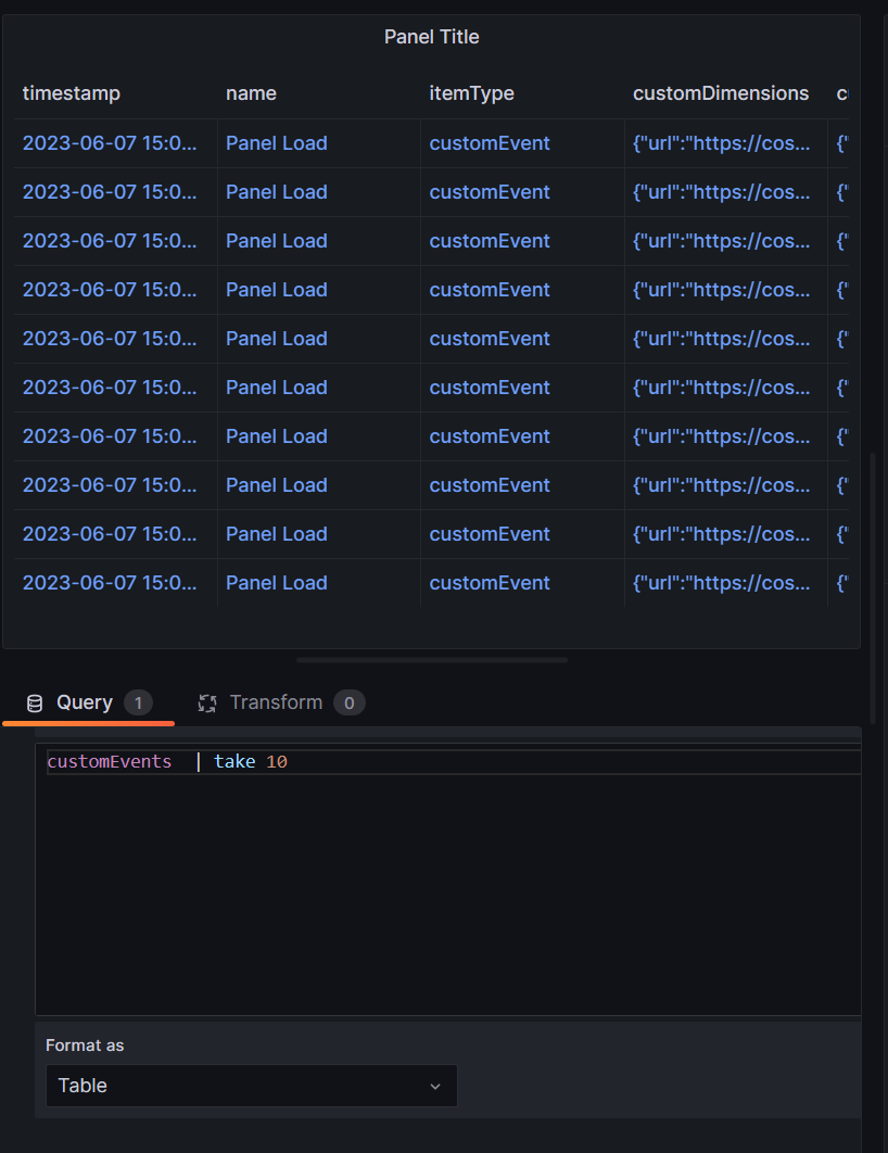 Azure Monitor Logs: multi resource queries not working as expected · Issue #69821 · grafana ...