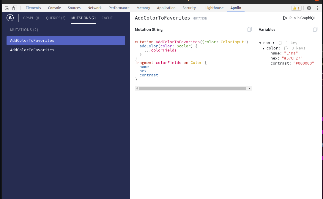Variables don't copy to graphQL playground tab on 'run in GraphQL' click · Issue #458 ...