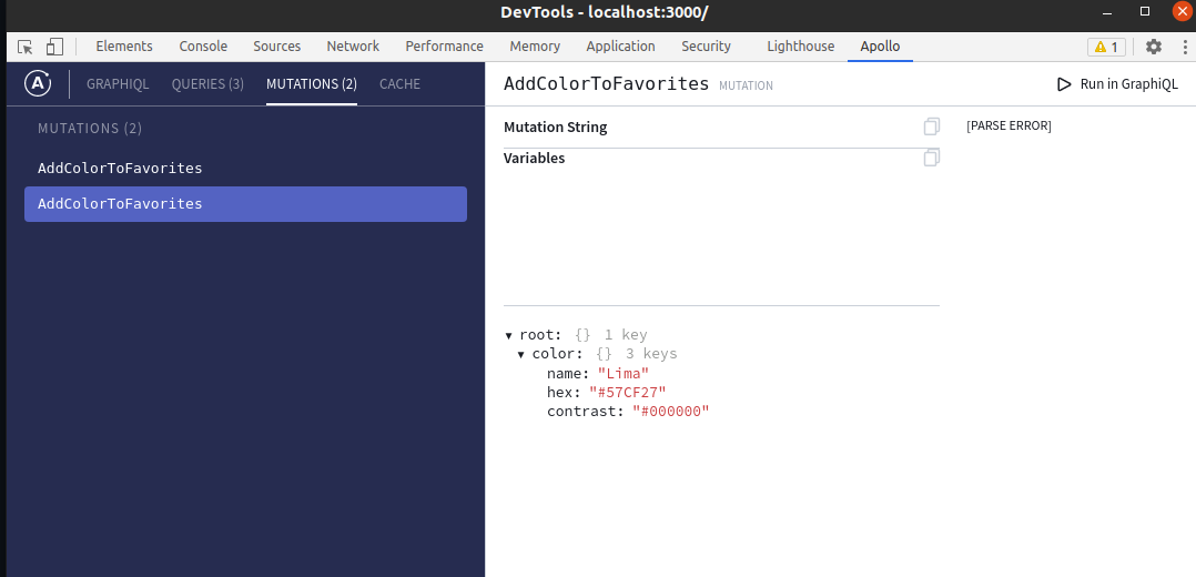 Variables don't copy to graphQL playground tab on 'run in GraphQL' click · Issue #458 ...