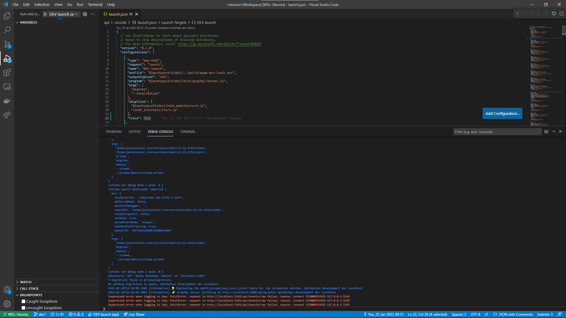After javascript debugger can't find session it never shows as connected · Issue #136200 ...