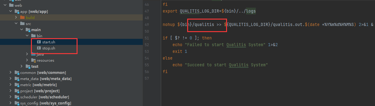 start脚本里面有需要执行 qualitis 但是 bin目录下 没有这个脚本 · Issue #139 · WeBankFinTech/Qualitis · GitHub