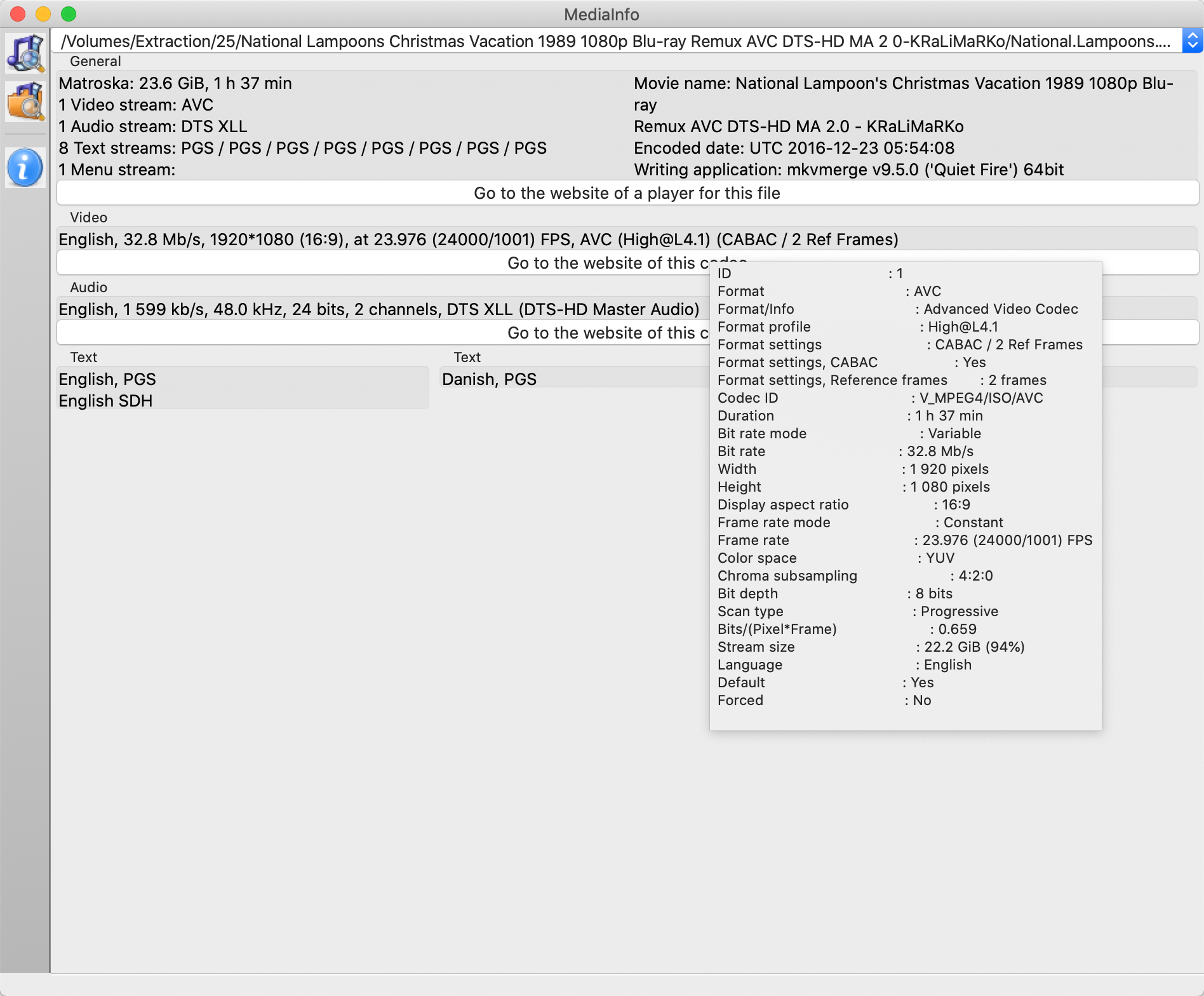 Problem importing video into Tsmuxer: Error track 0 was not recognized · Issue #389 · justdan96 ...