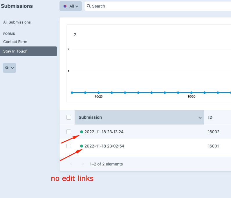 [4.3.3]: Not able to edit custom element types such as freeform or cal events submissions ...