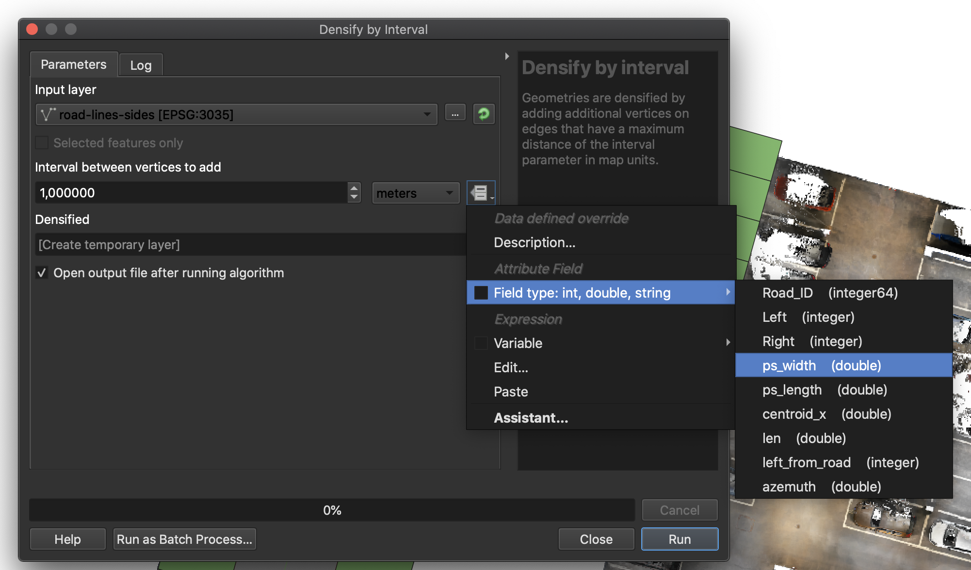 Densify By Interval Always Resorts To Default Value If Field Is Given · Issue 33470 · Qgisqgis