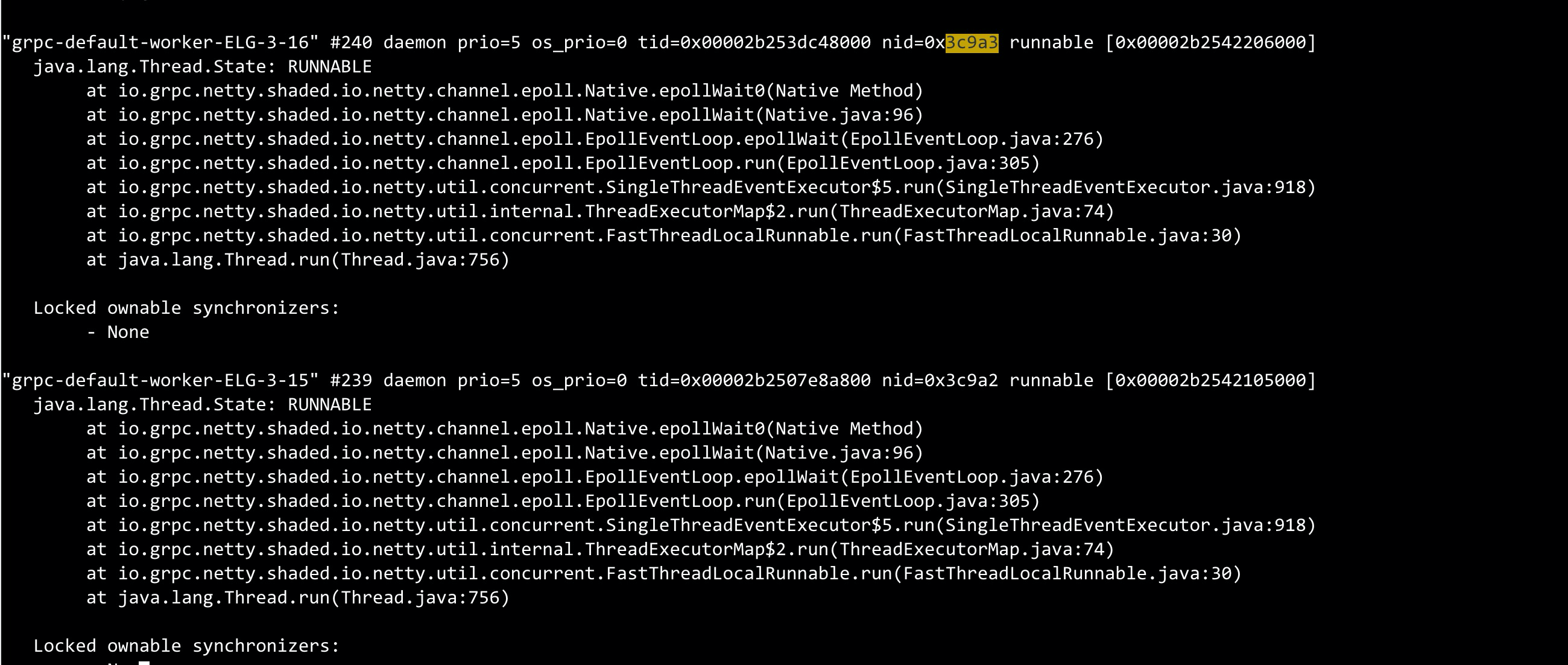 io.netty.channel.epoll.Native.epollWait0 Takes up most of the CPU · Issue #7608 · grpc/grpc-java ...