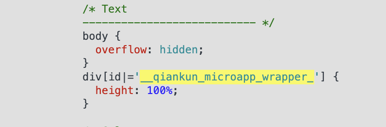 无法修改__qiankun_microapp_wrapper_容器样式 · Issue #584 · umijs/qiankun · GitHub
