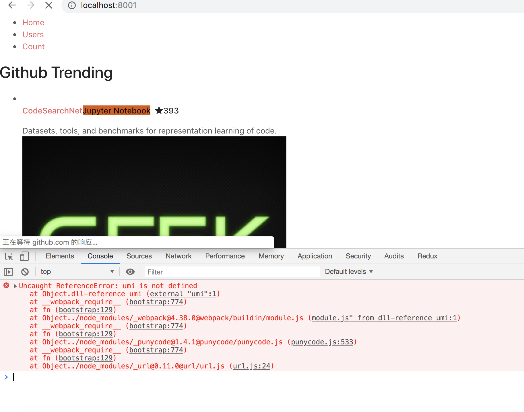 官方demo(umi-example-ssr)跑起来报错 · Issue #3334 · umijs/umi · GitHub