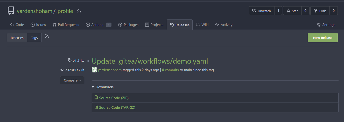 Glitch in Tags view · Issue #24756 · go-gitea/gitea · GitHub
