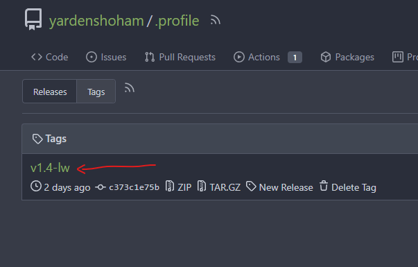 Glitch in Tags view · Issue #24756 · go-gitea/gitea · GitHub
