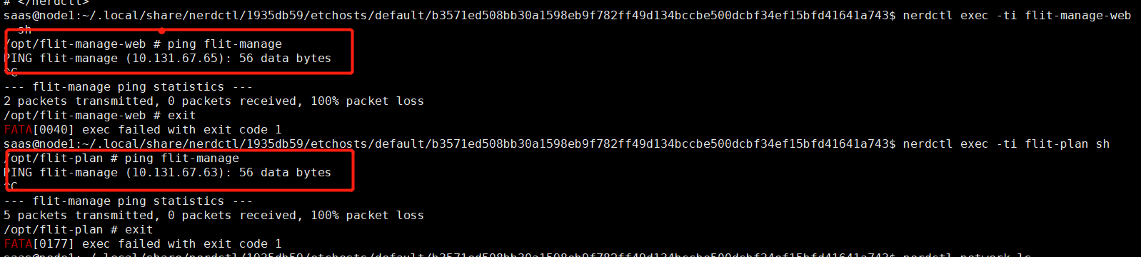 All services use the same network(external) but some service can't find the correct address of ...