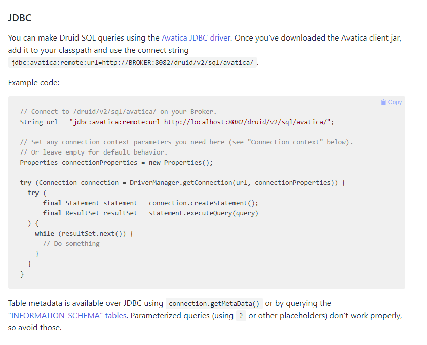 Metabase cannot support druidsql,Whether to consider compatible？ · Issue #11589 · metabase ...