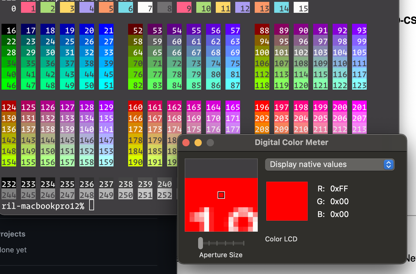 macOS: Text colors are rendered in display-native colorspace instead of ...