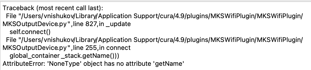[FEATURE] Support for new Cura 4.9 · Issue #150 · PrintMakerLab/mks-wifi-plugin · GitHub
