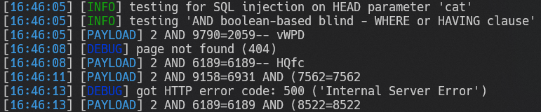Unable To Detect Boolean Based Vector Using Head · Issue 4888 · Sqlmapprojectsqlmap · Github