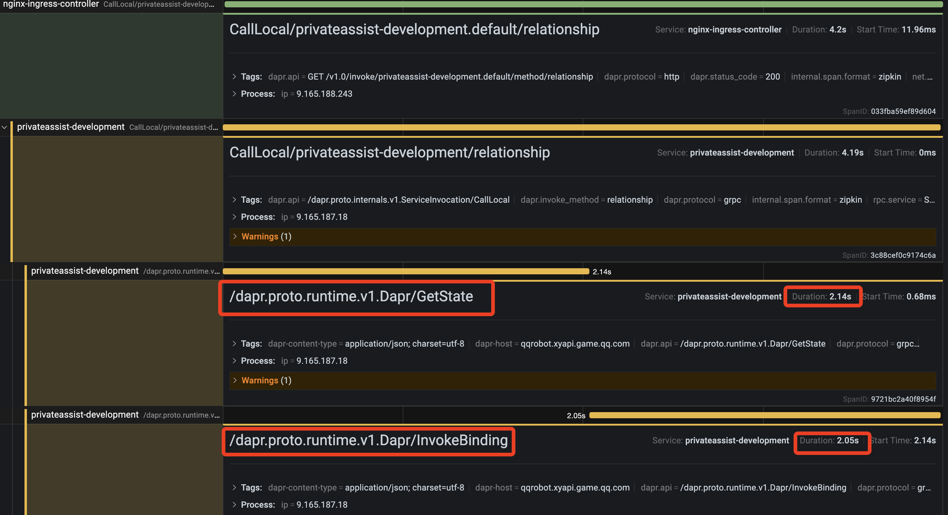 Daprd Runtime Handles Logic Server Request To Cost Too Much Time Occasionally · Issue 3759 