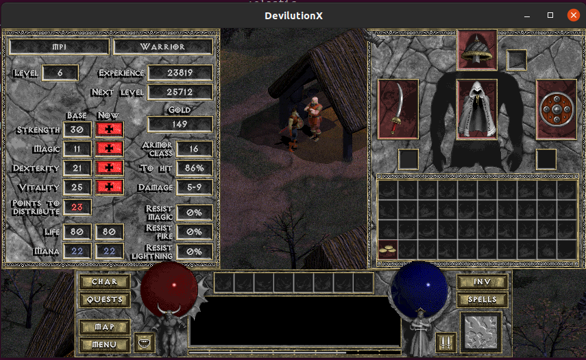 Importing a saved game from Diabloweb to DevilutionX crashes the latter ...