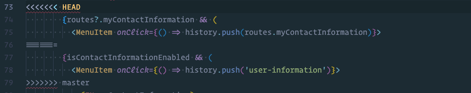 merge conflicts are not shown · Issue #157423 · microsoft/vscode · GitHub