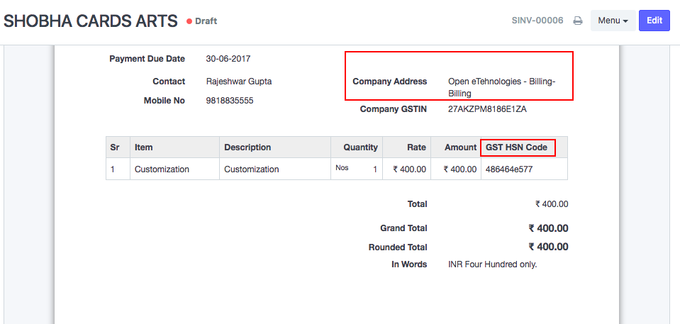 GST Company Address On Sales Invoice Issue 9545 Frappe erpnext 