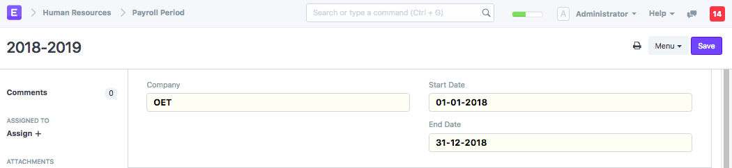 Last Payroll Period Giving Incorrect Message Based On Settings V11 · Issue 14713 · Frappe 