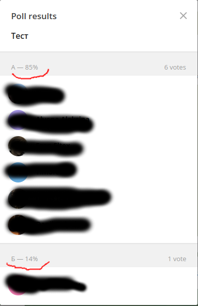 Incorrect calculated result in opened poll · Issue #8333 ...