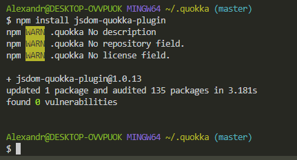 unable to connect jsdom-quokka-plugin · Issue #356 · wallabyjs/quokka · GitHub